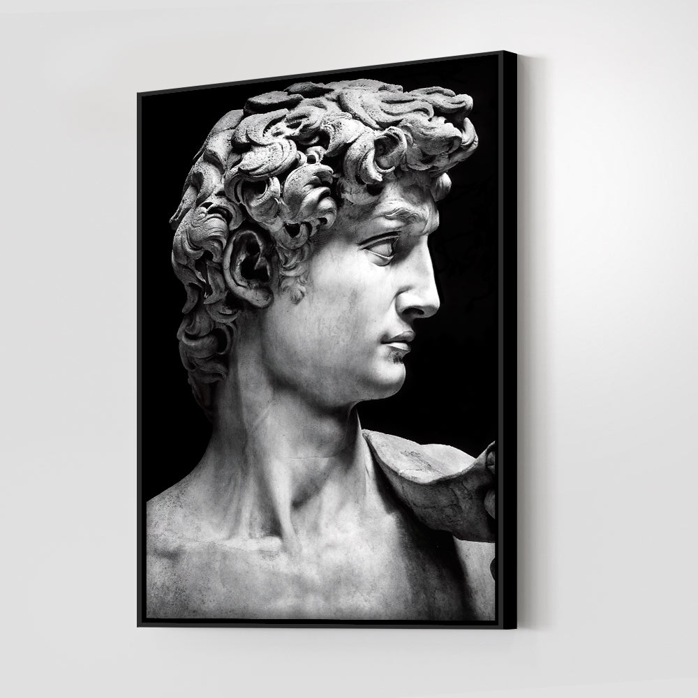 Renaissance Michelangelo David Statue Canvas Wall Art
